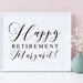 Happy Retirement Sign, Retirement Party Sign, Retirement Signs ...