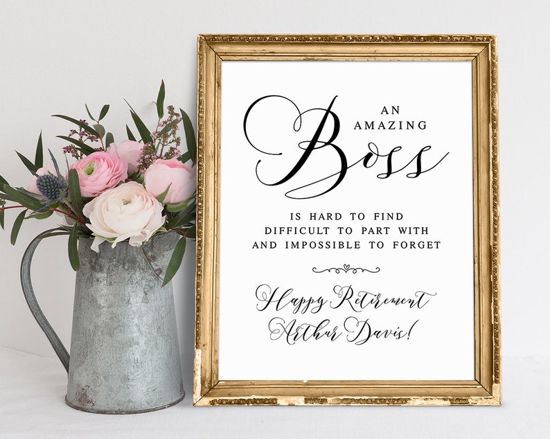 An Amazing Boss is Hard to Find and Impossible to Forget - Etsy