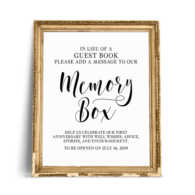 Memory Wedding Sign - Etsy