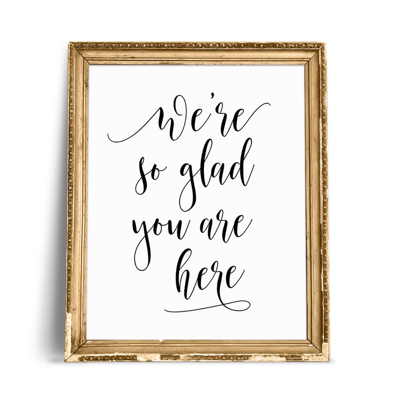 So Glad You Are Here - Etsy