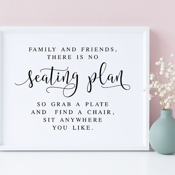 Open Seating Sign - Etsy