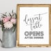 Dessert Table Opens After Dinner Wedding Dessert Table Sign | Etsy