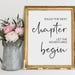 Retirement Gift Sign: Enjoy the Next Chapter Printable (digital ...