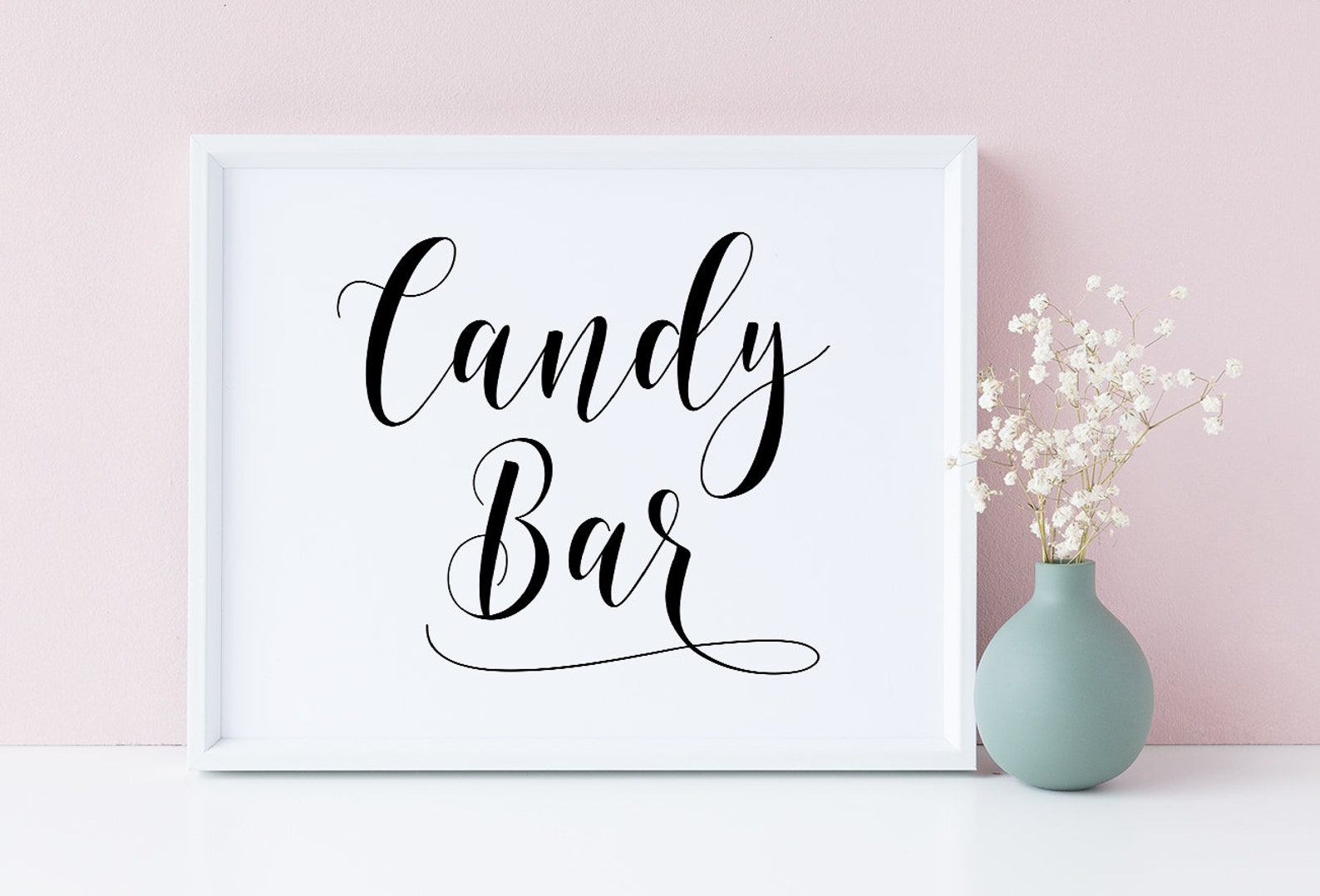 Candy Bar Sign Wedding Signs Candy Table Sign Wedding Candy | Etsy