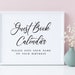 Guest Book Calendar Sign, Please Sign Your Name on Your Birthday ...
