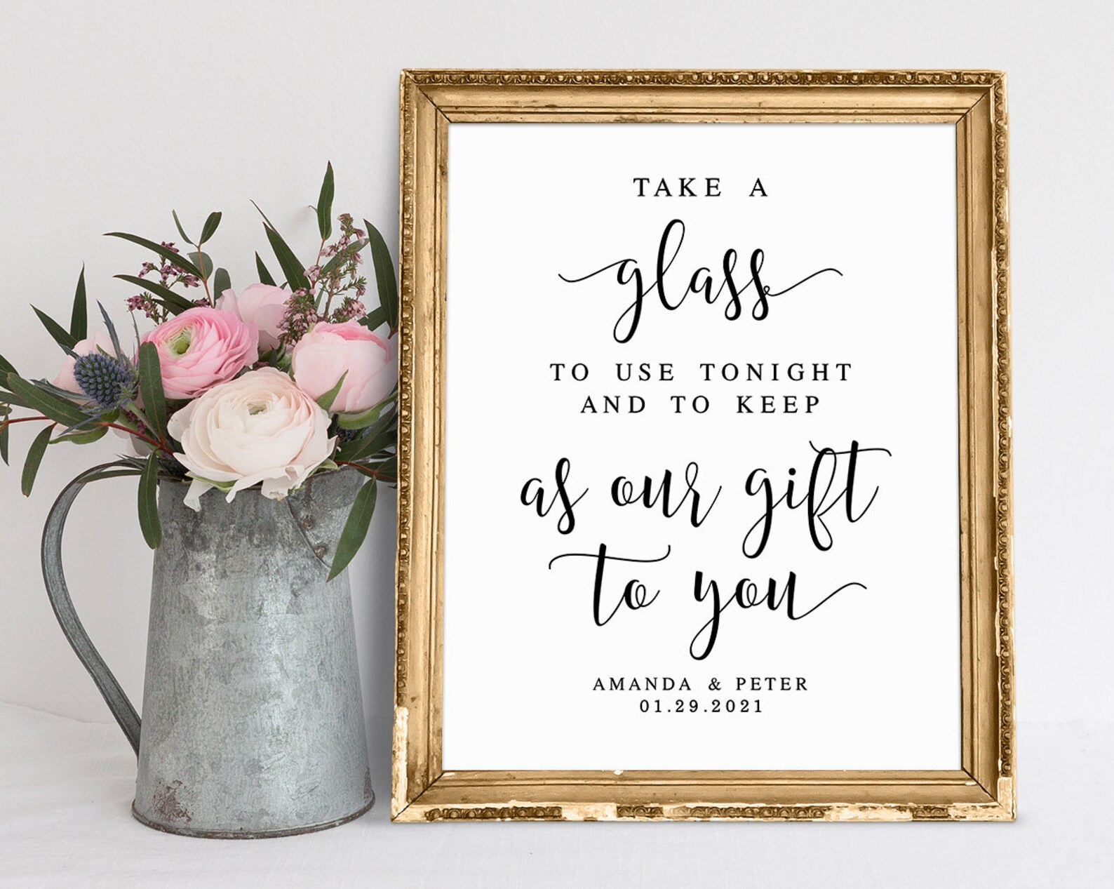 Take A Glass to Use Tonight and to Keep as Out Gift to You - Etsy