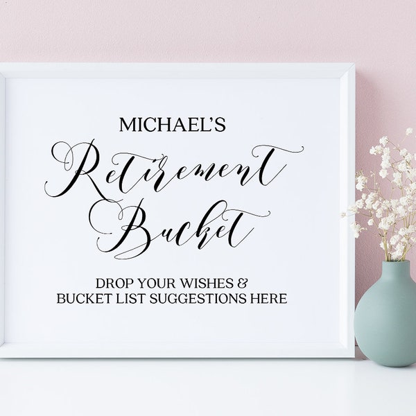 Retirement Bucket List Printable - Etsy