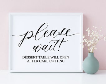 Dessert Table is Closed Wedding Sayings Wedding Signs - Etsy
