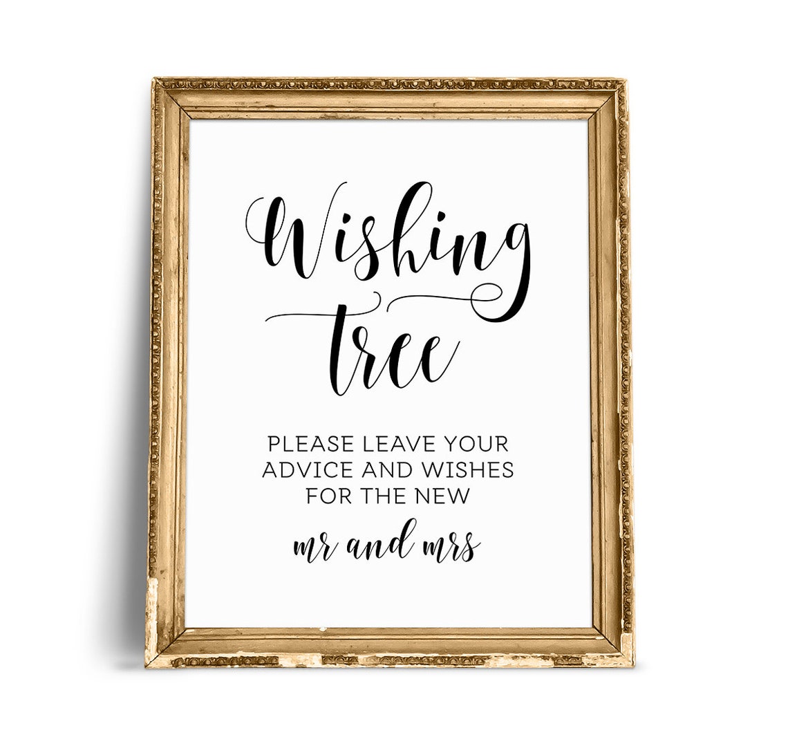 Wedding Tree Guest Book Wedding Tree Sign Guestbook Sign | Etsy