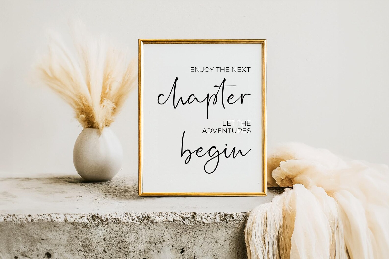 Retirement Gift Sign: Enjoy the Next Chapter Printable (digital ...