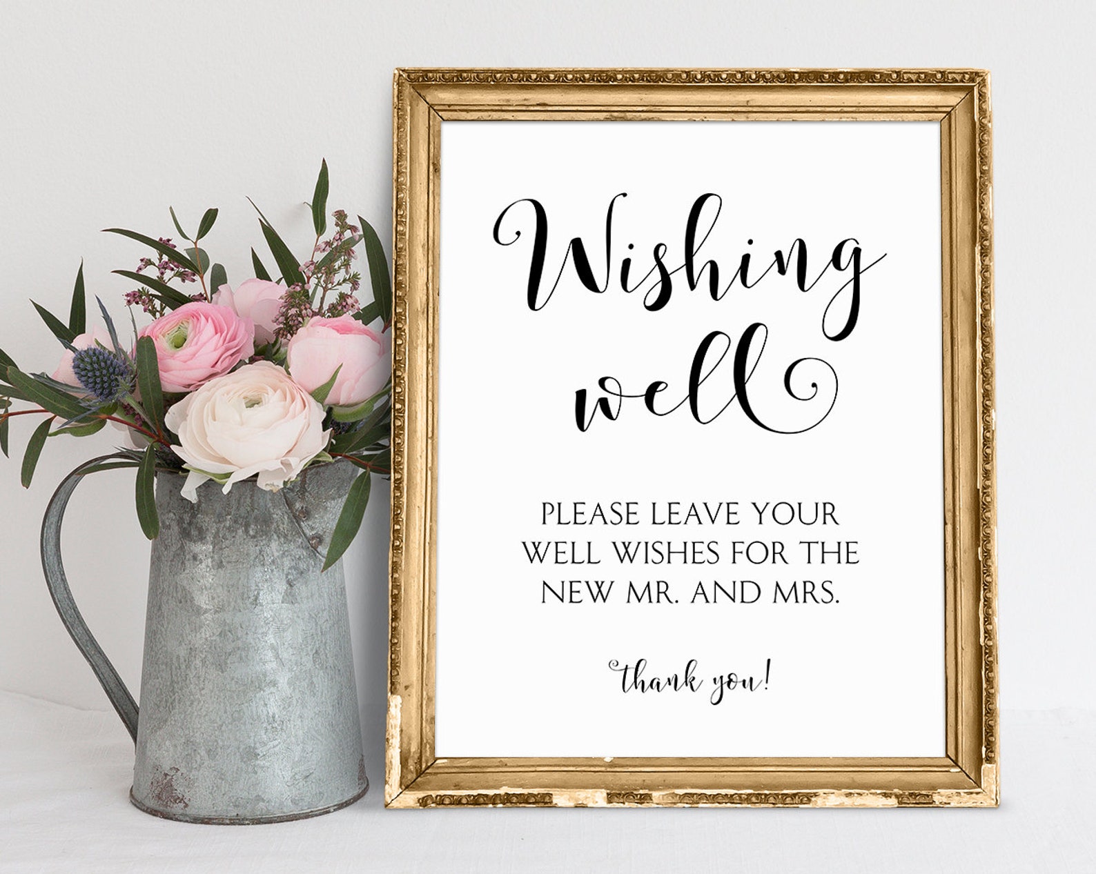 Wishing Well Wedding Sign Wishing Well Wedding Signs - Etsy