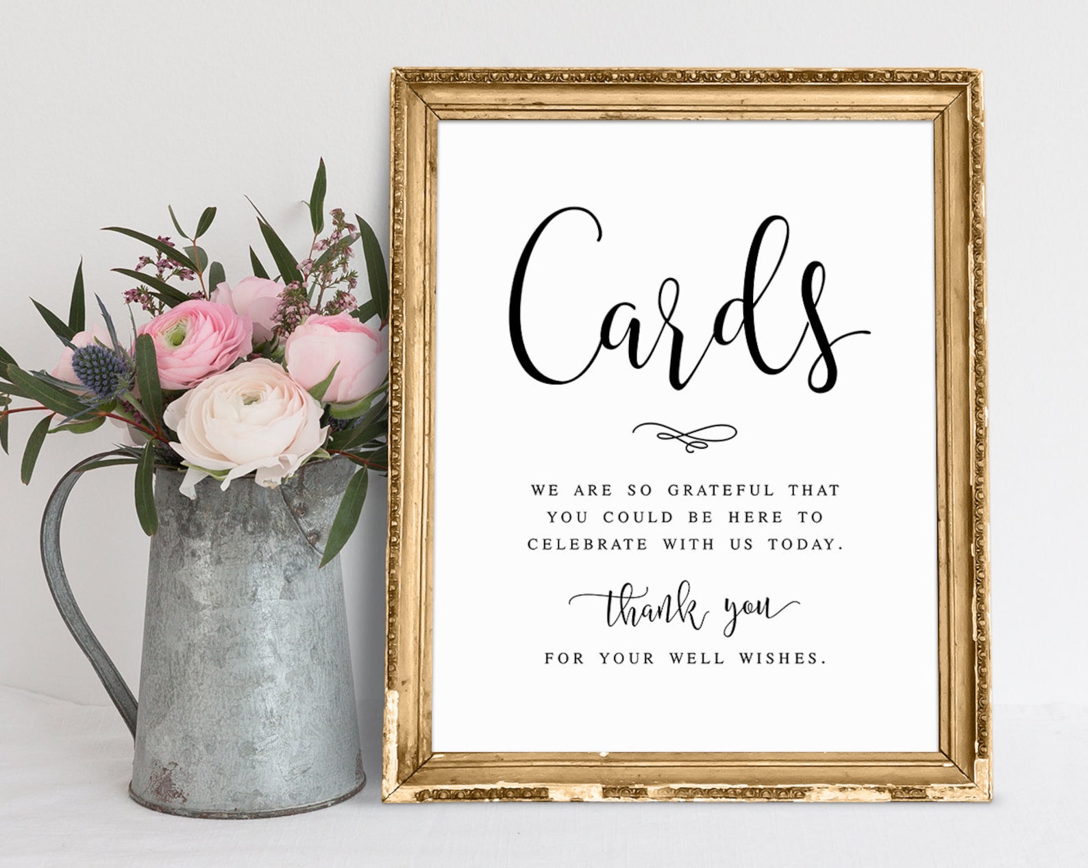 Cards Sign Wedding Cards Sign Wedding Thank You Sign | Etsy