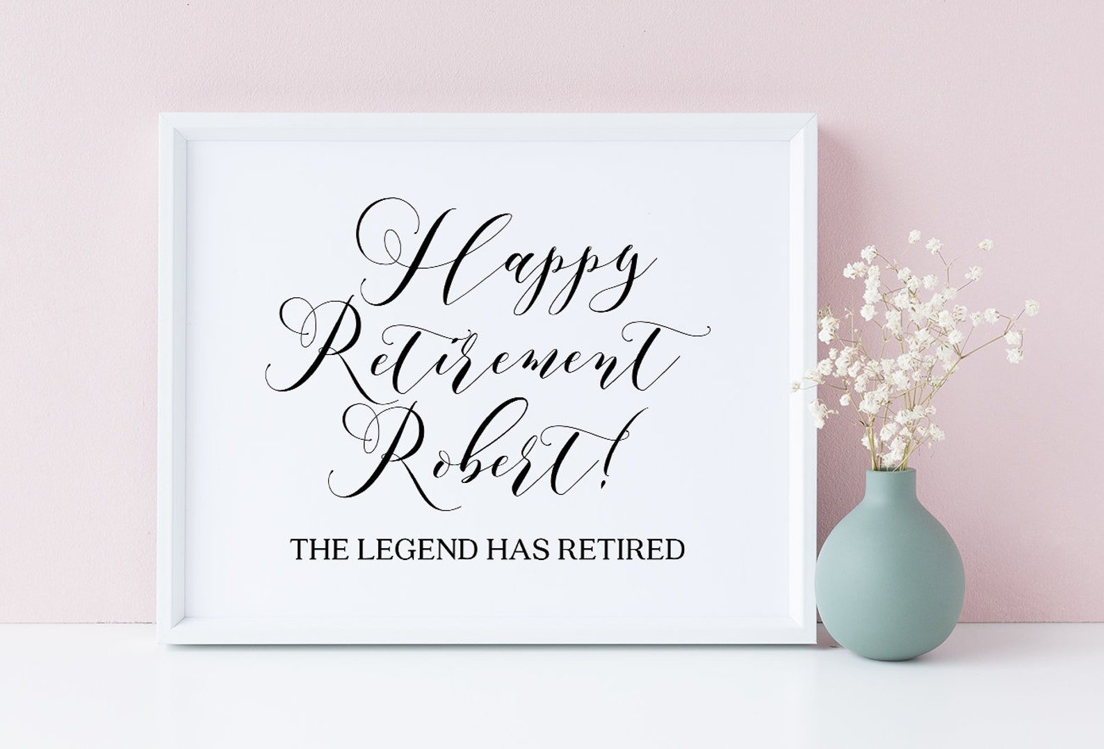 Happy Retirement Sign the Legend Has Retired Retirement - Etsy