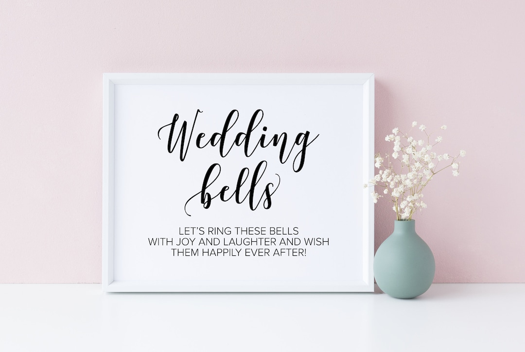 Wedding Bells, Let's Ring These Bells With Joy and Laughter, Wish Them ...