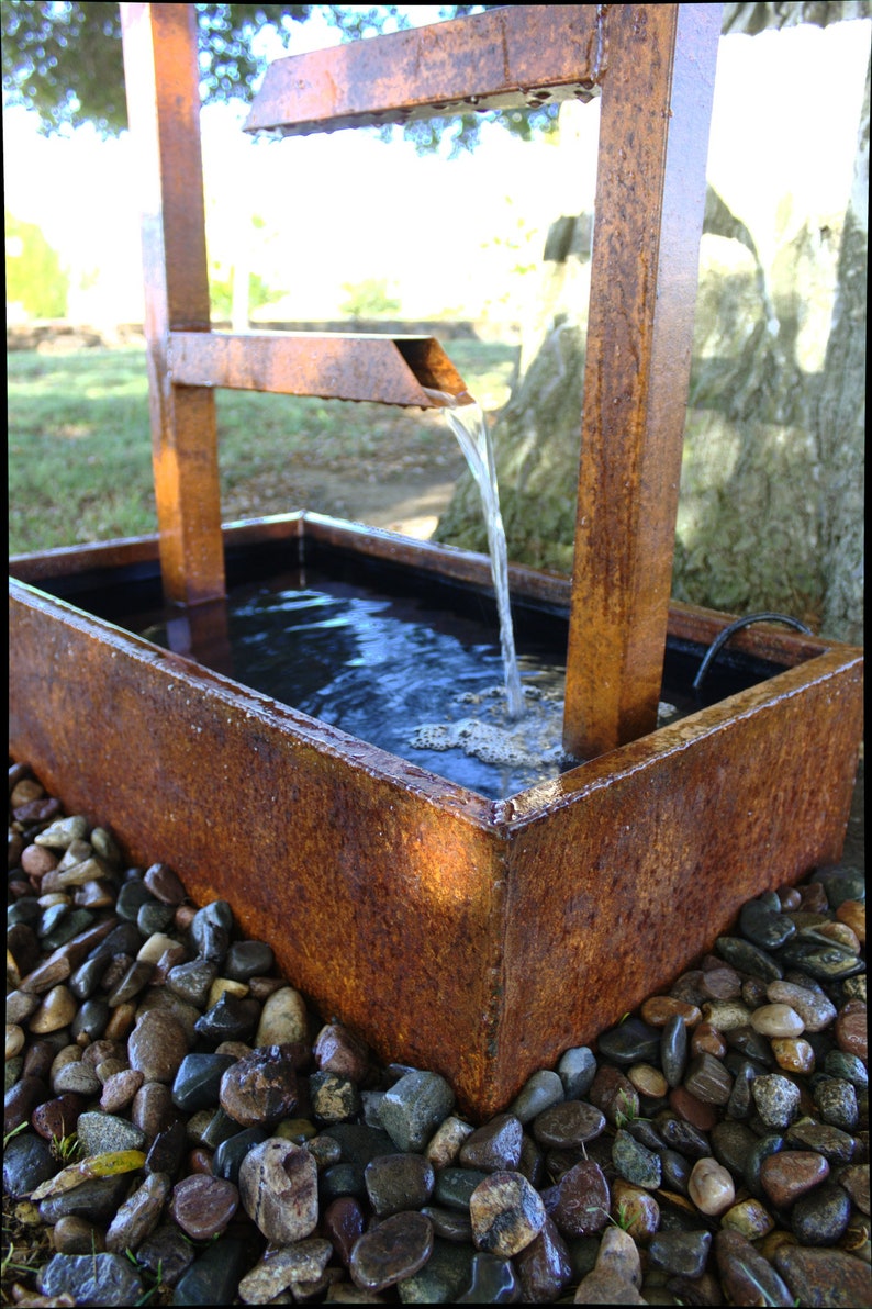 RUSTIC FOUNTAIN (PLANS) - Etsy