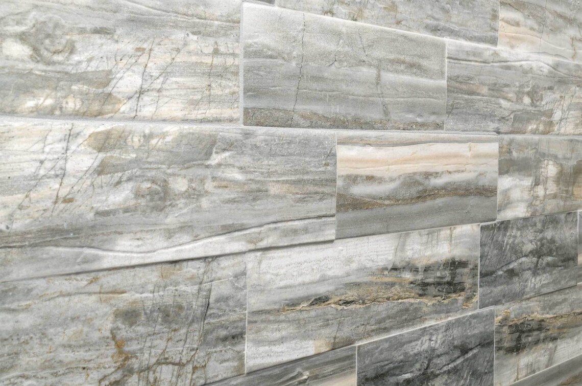 MTO0198 Modern Large Interlocking Tile Gray Glazed Porcelain - Etsy