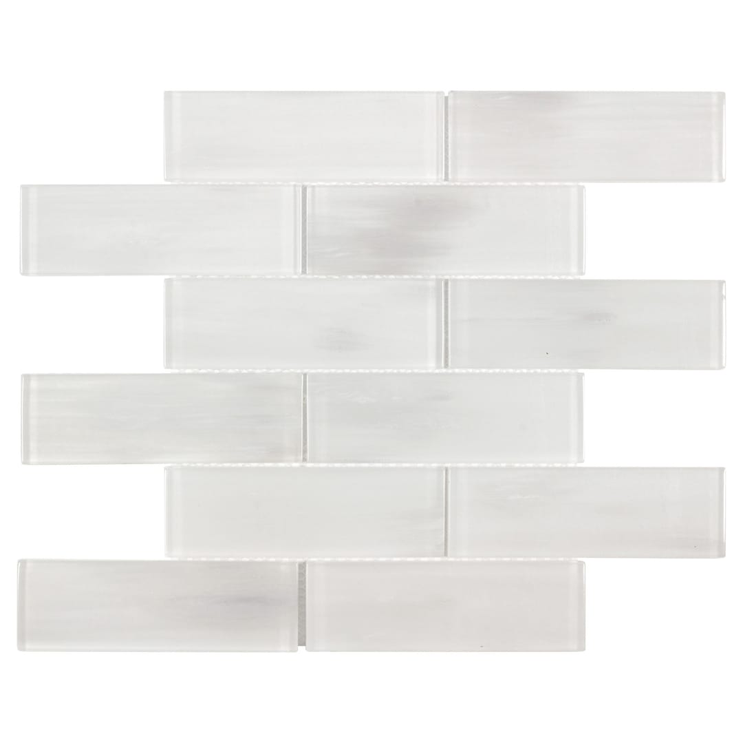 MTO0658 Modern Handpainted 2X6 White Subway Glass Mosaic Tile - Etsy