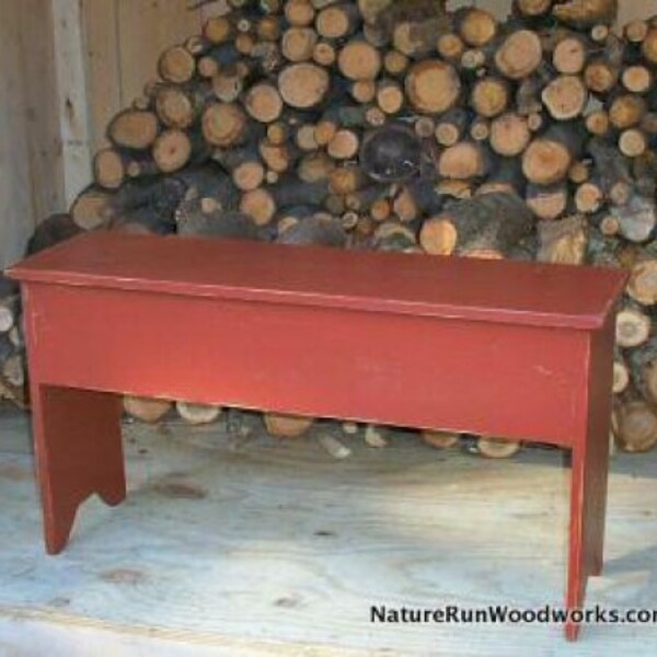 Primitive Bench - Etsy