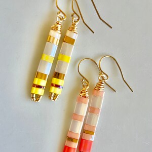 Sorbet Tila Collection Mosaic Mod-stick Earrings- - Colorful, Fun Glass ...