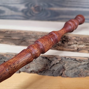Mahogany Magic Wand - Custom African Mahogany Wand - Etsy