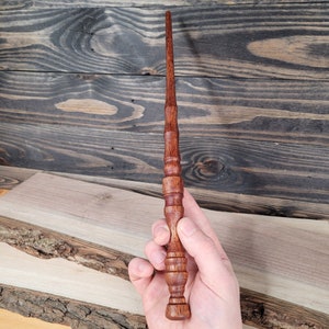 Mahogany Magic Wand - Custom African Mahogany Wand - Etsy