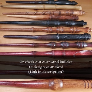 Mahogany Magic Wand - Custom African Mahogany Wand - Etsy