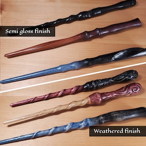 Tier 3 Custom Wand - Custom Magic Wands in Cherry, White Oak, Black ...