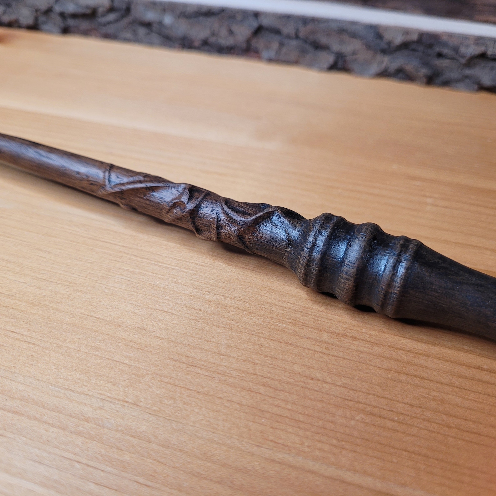 White Oak Magic Wand - Custom White Oak Wand - Etsy