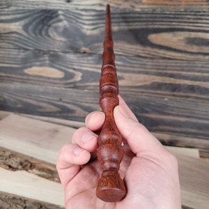 Mahogany Magic Wand - Custom African Mahogany Wand - Etsy