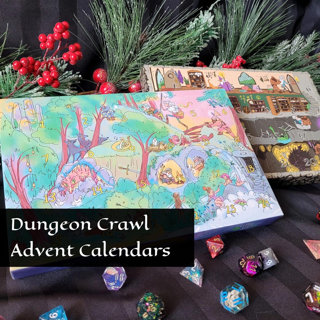 D&D Dice Advent Calendar: 24 Days of Tabletop RPG Excitement for Dnd ...