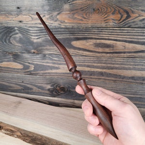 Black Walnut Magic Wand - Custom Black Walnut Wand - Etsy