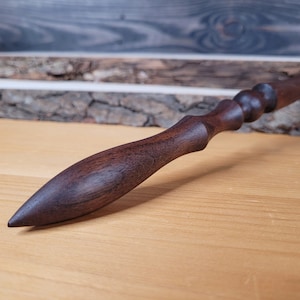 Black Walnut Magic Wand - Custom Black Walnut Wand - Etsy