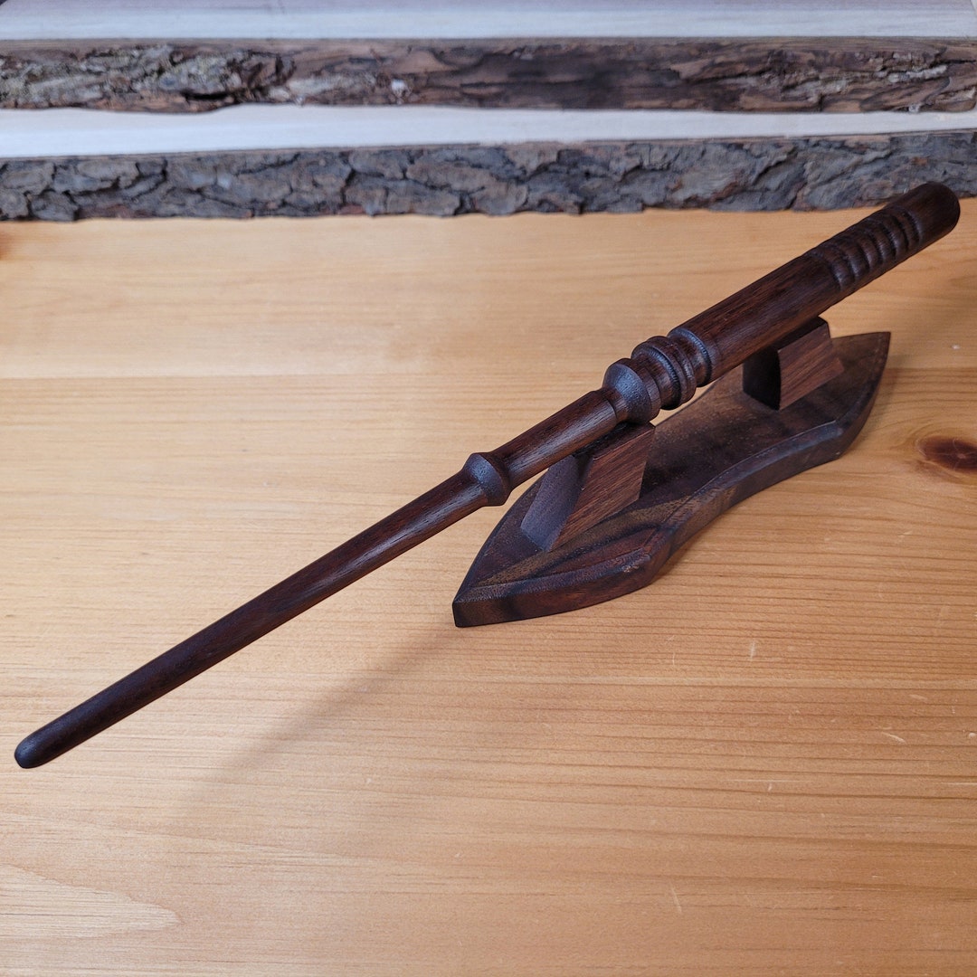 Black Walnut Magic Wand - Custom Black Walnut Wand - Etsy