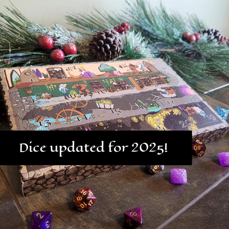 Dungeons and Dragons Advent Calendar - Etsy