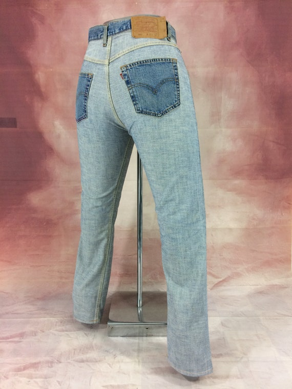 Size 30 Levi's 501 Inside Out Jeans Y2K Distressed Button Size 30 Levi's 501 Inside Out Jeans Y2K Distressed Button