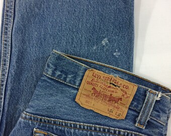 Size 31 Vintage 1980s Levi's 501xx Button Fly Jeans High Size 31 Vintage 1980s Levi's 501xx Button Fly Jeans High