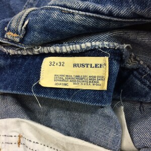 Size 31 Rustler Vintage Western Bootcut Jeans W31 L31 High Waisted 80's ...