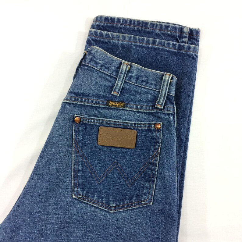 Size 27 Wrangler Vintage Western Jeans W27 L35 High Waisted - Etsy
