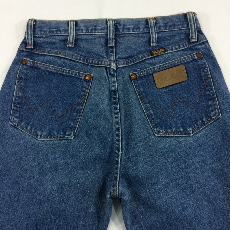 Size 27 Wrangler Vintage Western Jeans W27 L35 High Waisted - Etsy