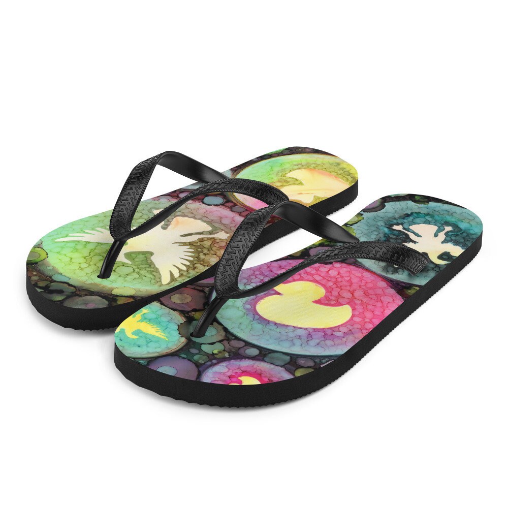 Duck Bubble Flip-flops - Etsy