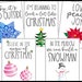 Christmas Watercolor Posters: Printable Wall Art for Home, Office or ...