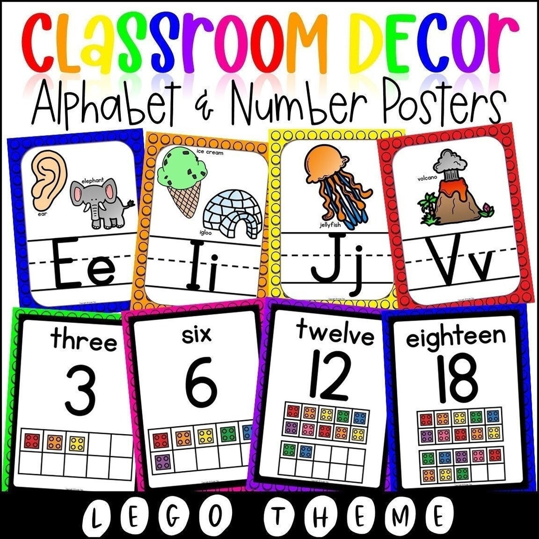 Printable Preschool, Kindergarten and Elementary Building Blocks Themed ...