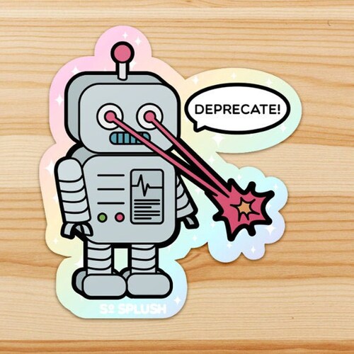 Holographic React Sticker | Etsy