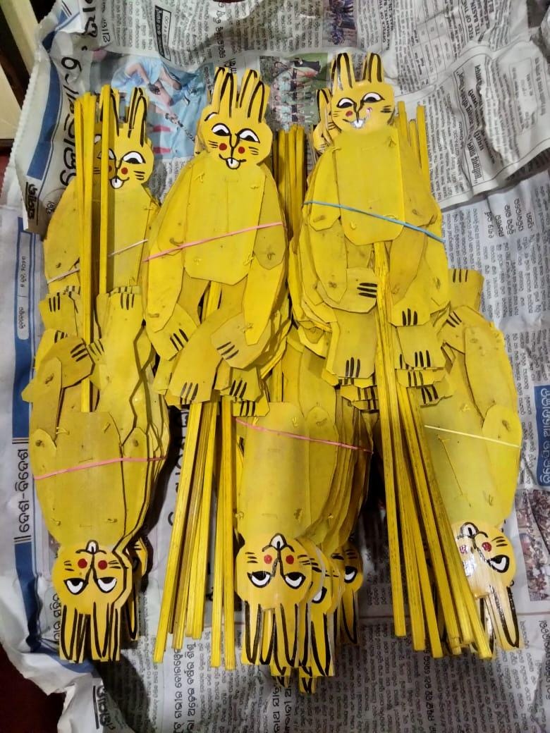 Palm Leaf Indian Puppets: Handmade Traditional Dolls, Khilona Toys - Etsy