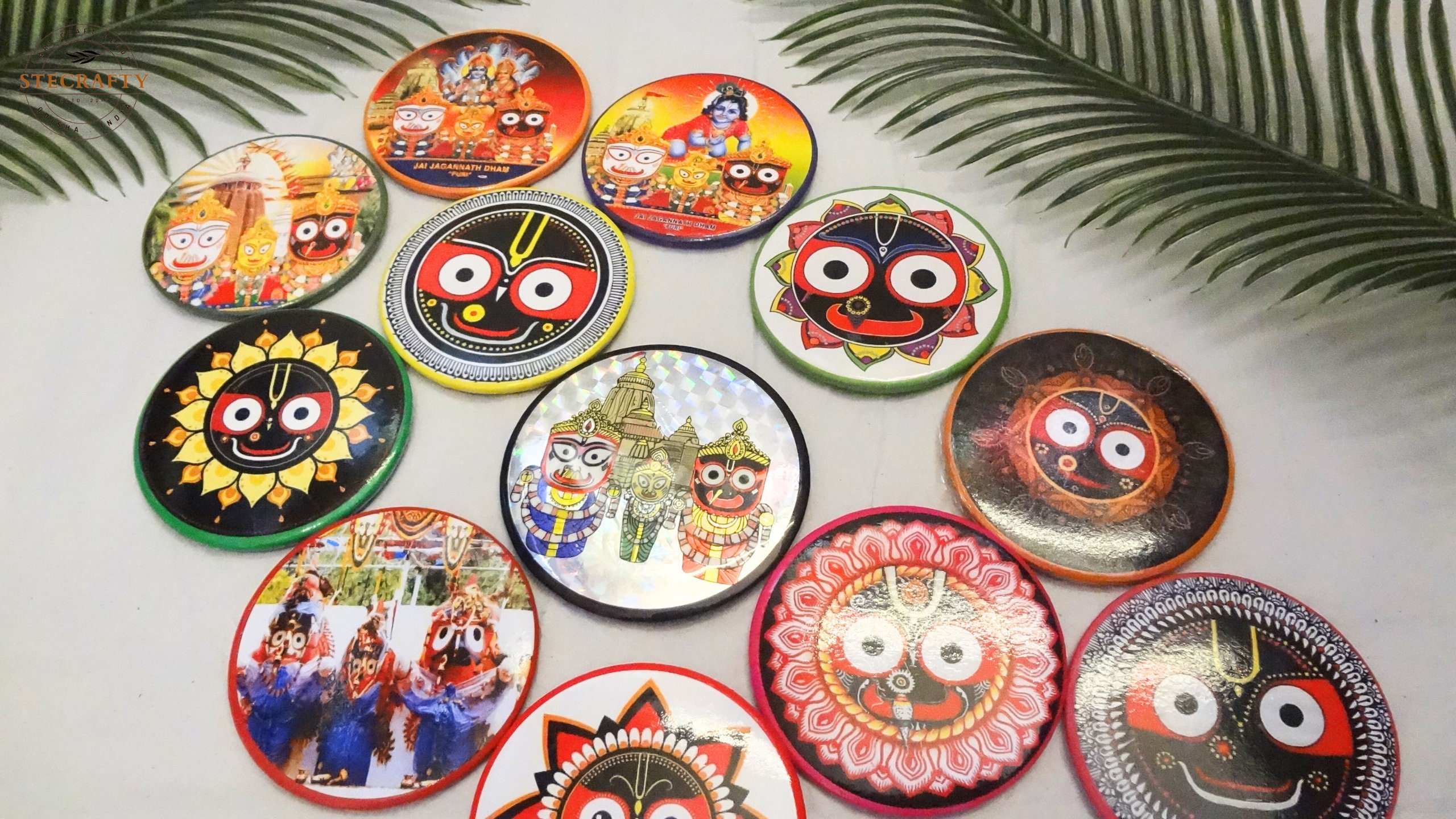 Lot Lord Jagannath Magnets for Fridge-religious Magnets-car Magnet ...