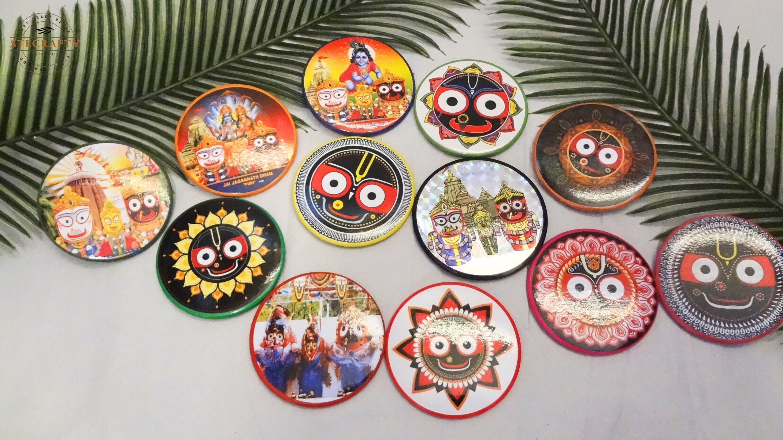 Lot Lord Jagannath Magnets for Fridge-religious Magnets-car Magnet ...
