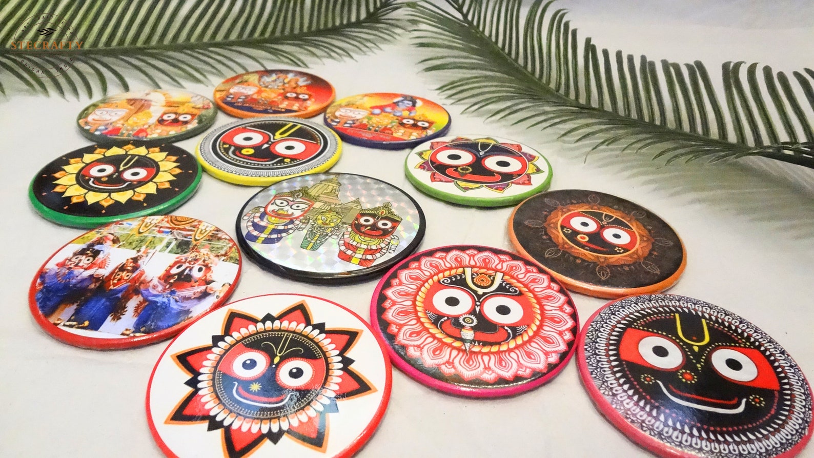 Lot Lord Jagannath Magnets for Fridge-religious Magnets-car Magnet ...