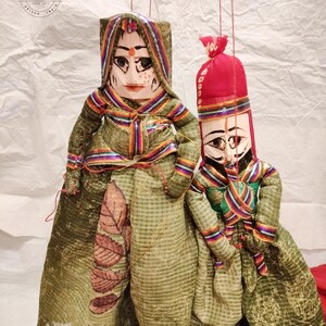 Traditional Indian Puppet Pair-handcrafted Puppets-rajasthani Kathputli ...