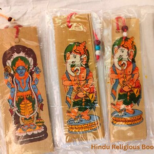 Hindu Religious Bookmark: Tribal Story Palm Leaf Page Marker - Etsy UK