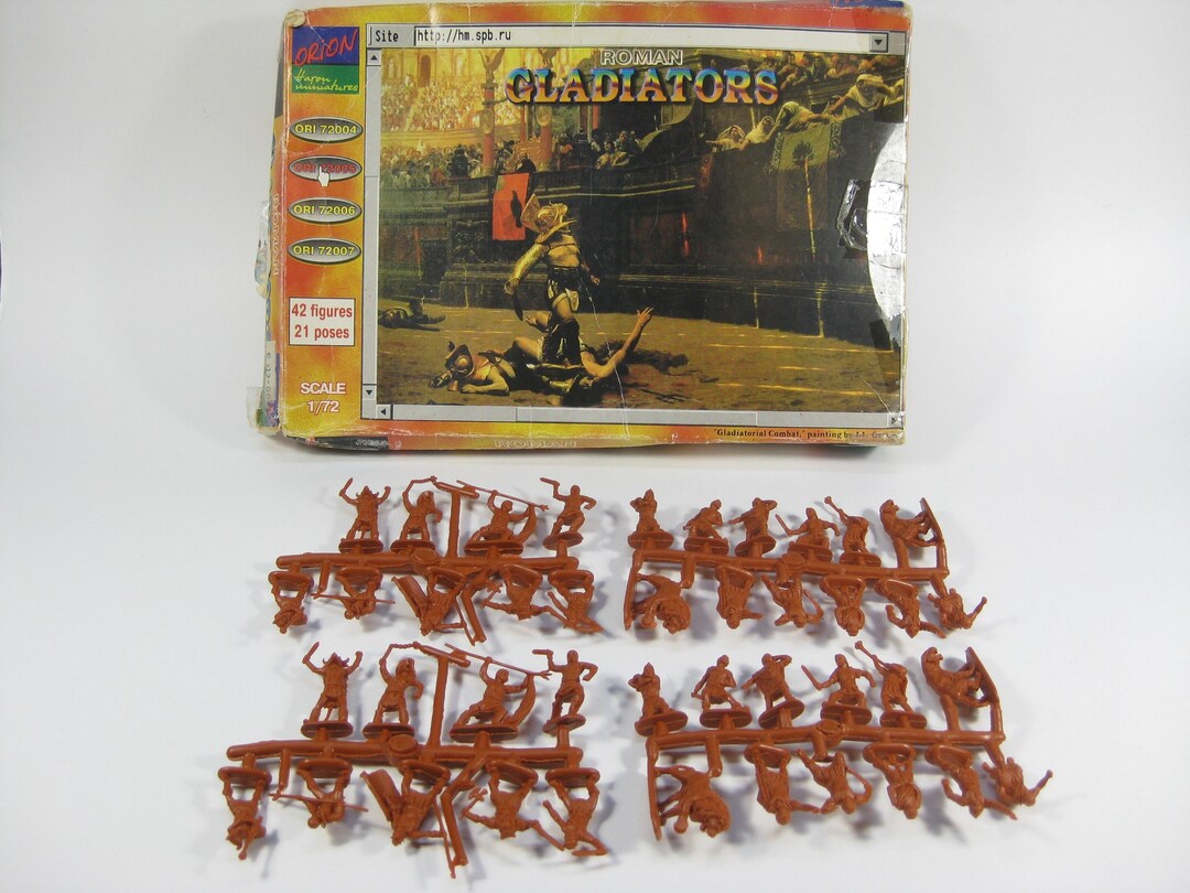 Toy Soldiers ORION ,72005 ,1:72 Boxed Set 1/72 "roman Gladiators". 21 ...
